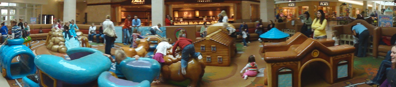 Parks and Playgrounds: Stonebriar Mall Playarea - Frisco, Texas
