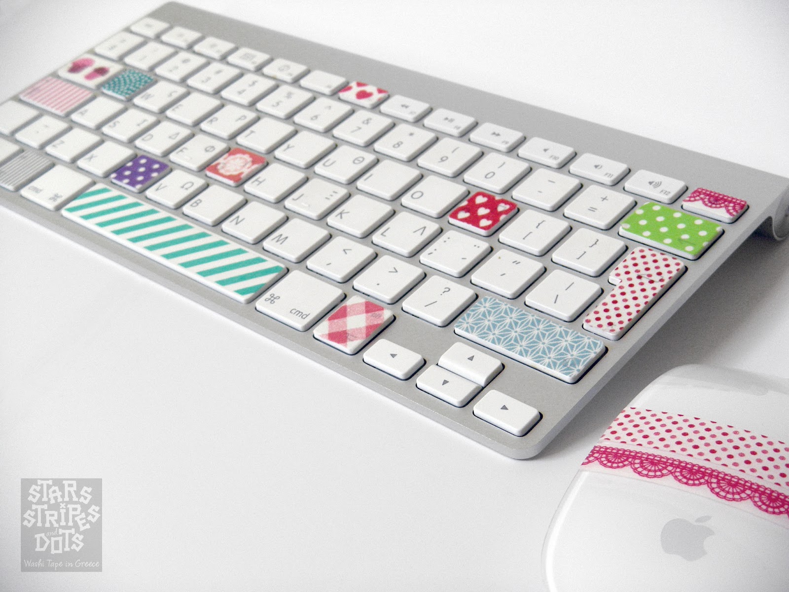 Keyboard ideas with washi tape | Cultura Femenina