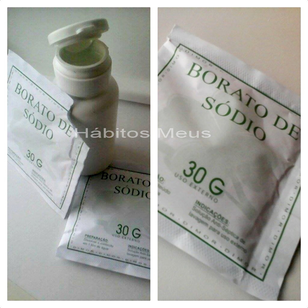 Falando de mim para mim: Borato de sódio