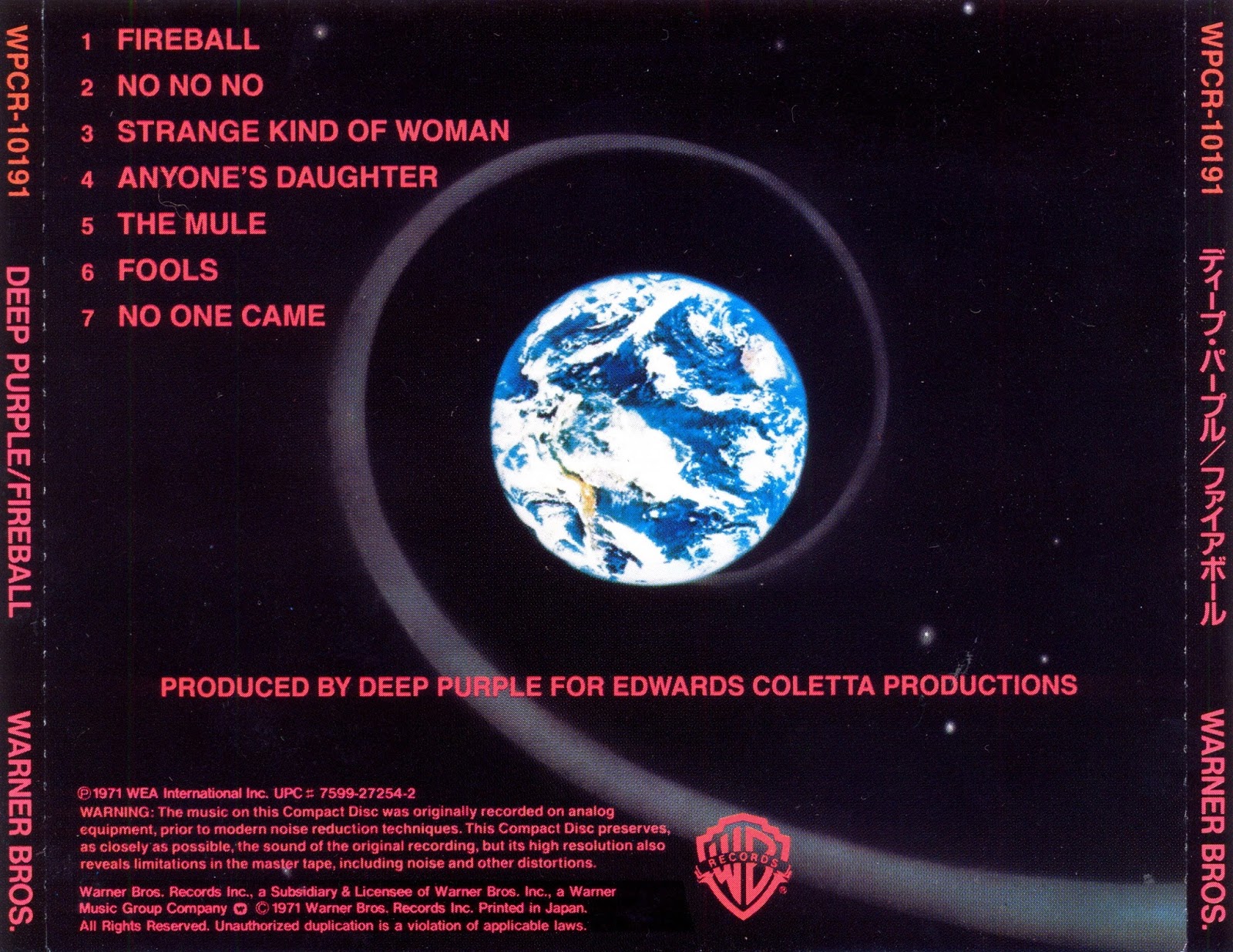 Deep Purple - Fireball (1971)