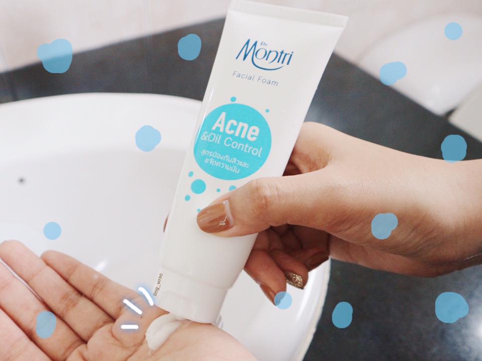 Review : Dr.Montri Facial Foam สูตร Acne & Oil control