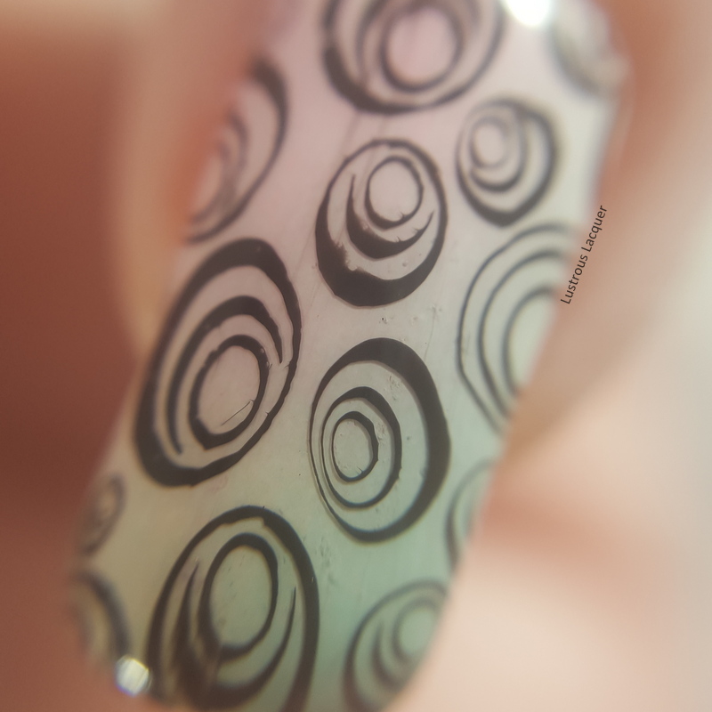 Pastel Gradient with Stamping - Lustrous Lacquer