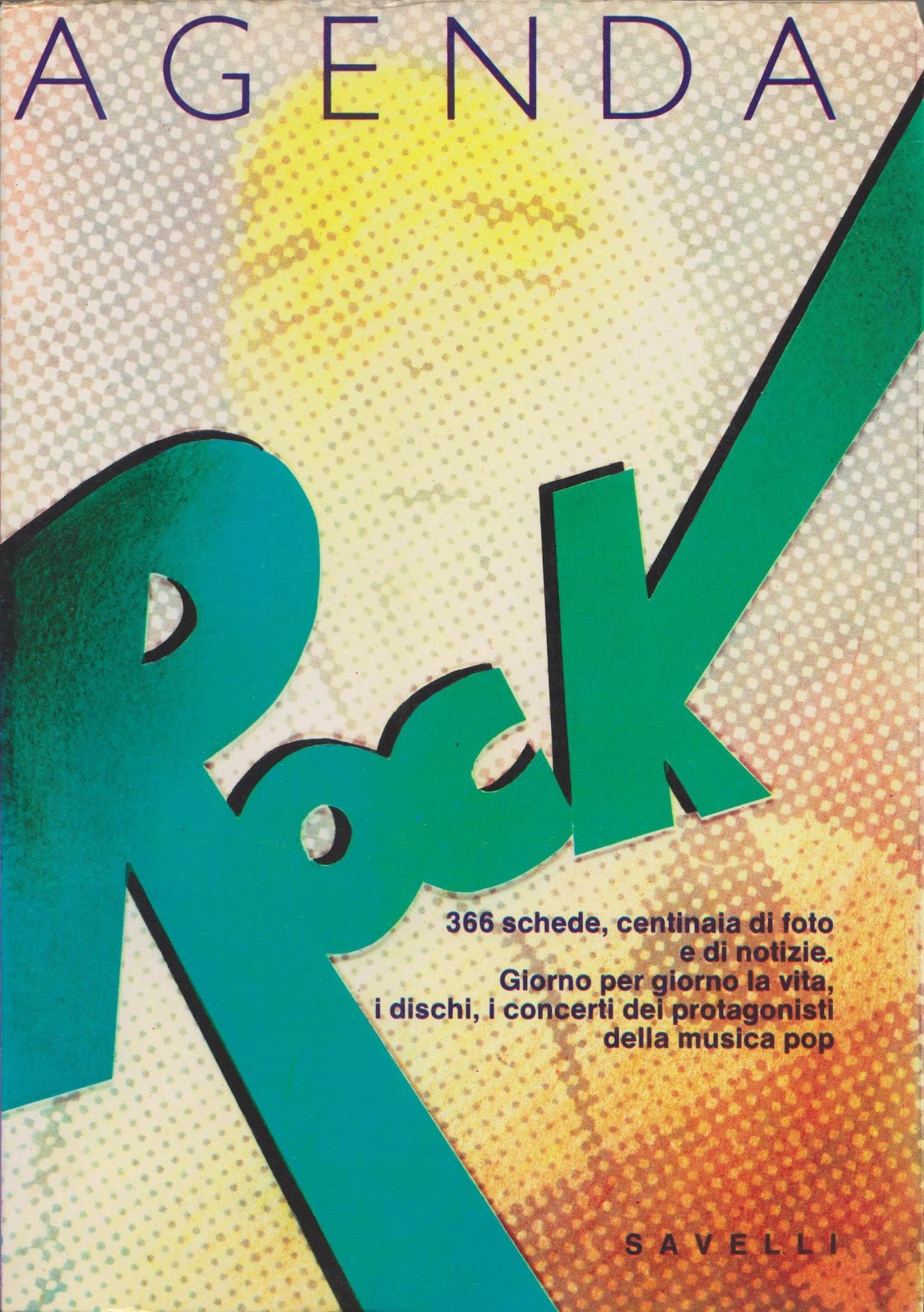 ARCHIVIO CARTA STAMPATA: AGENDA ROCK 1980