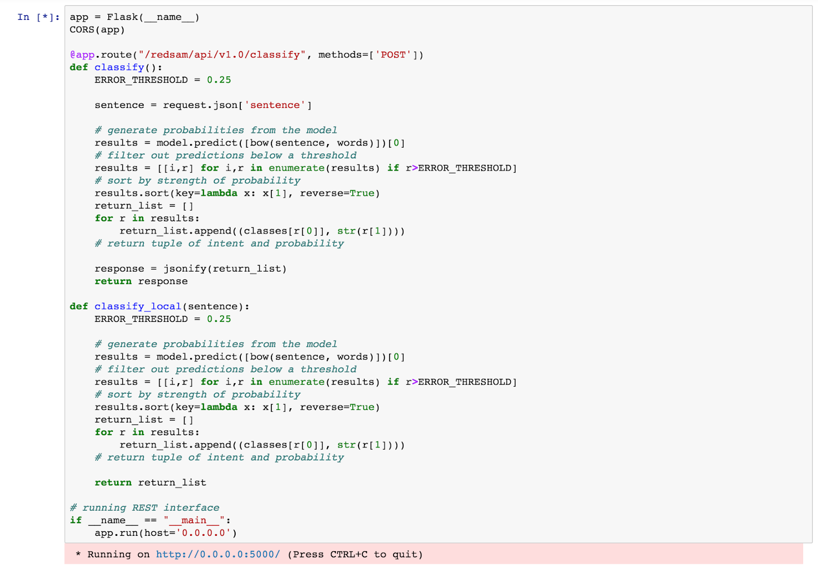 Andrej Baranovskij Blog Contextual Chatbot With Tensorflow Nodejs And Oracle Jet Steps How