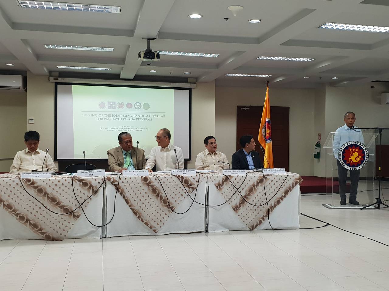 Cusi Signs Pantawid Pasada Program Joint Memorandum Circular ~ Wazzup ...