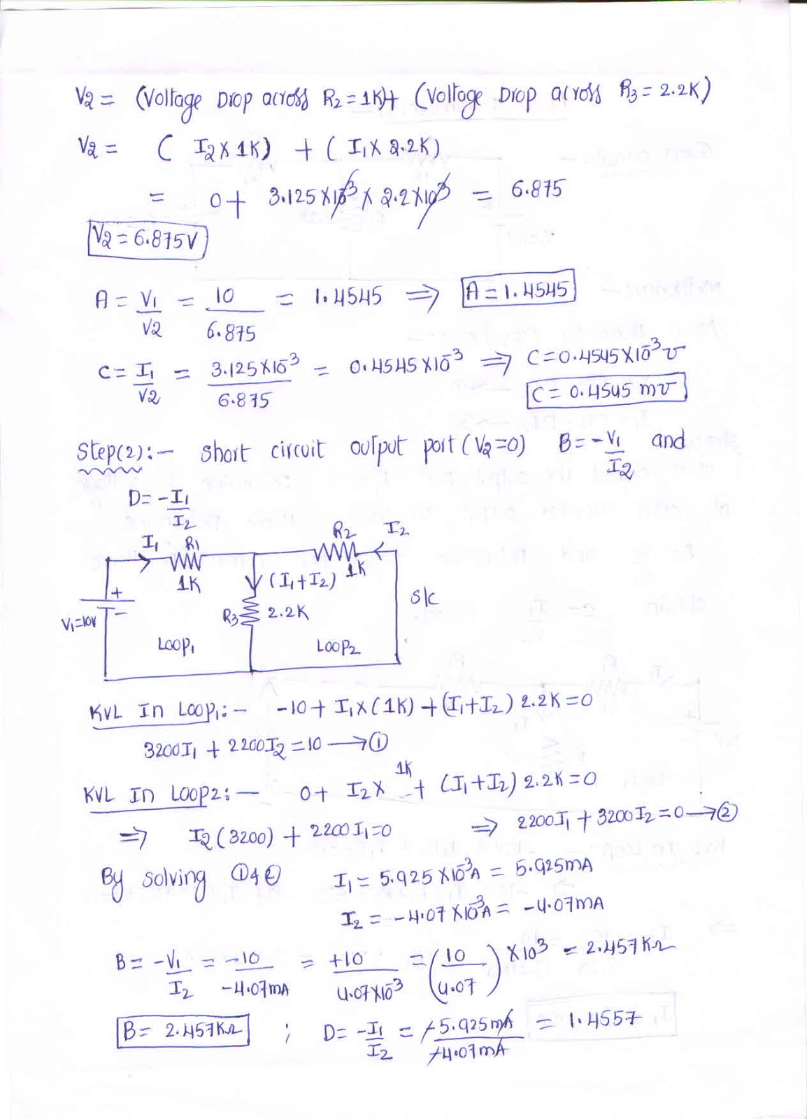 SphoorthyEce: EE lab ABCD and h parameters caluculations