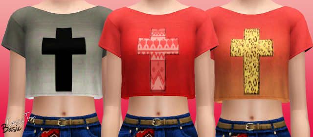 Official EverythingSims: AF Crop Tops by Ikari Sims 3