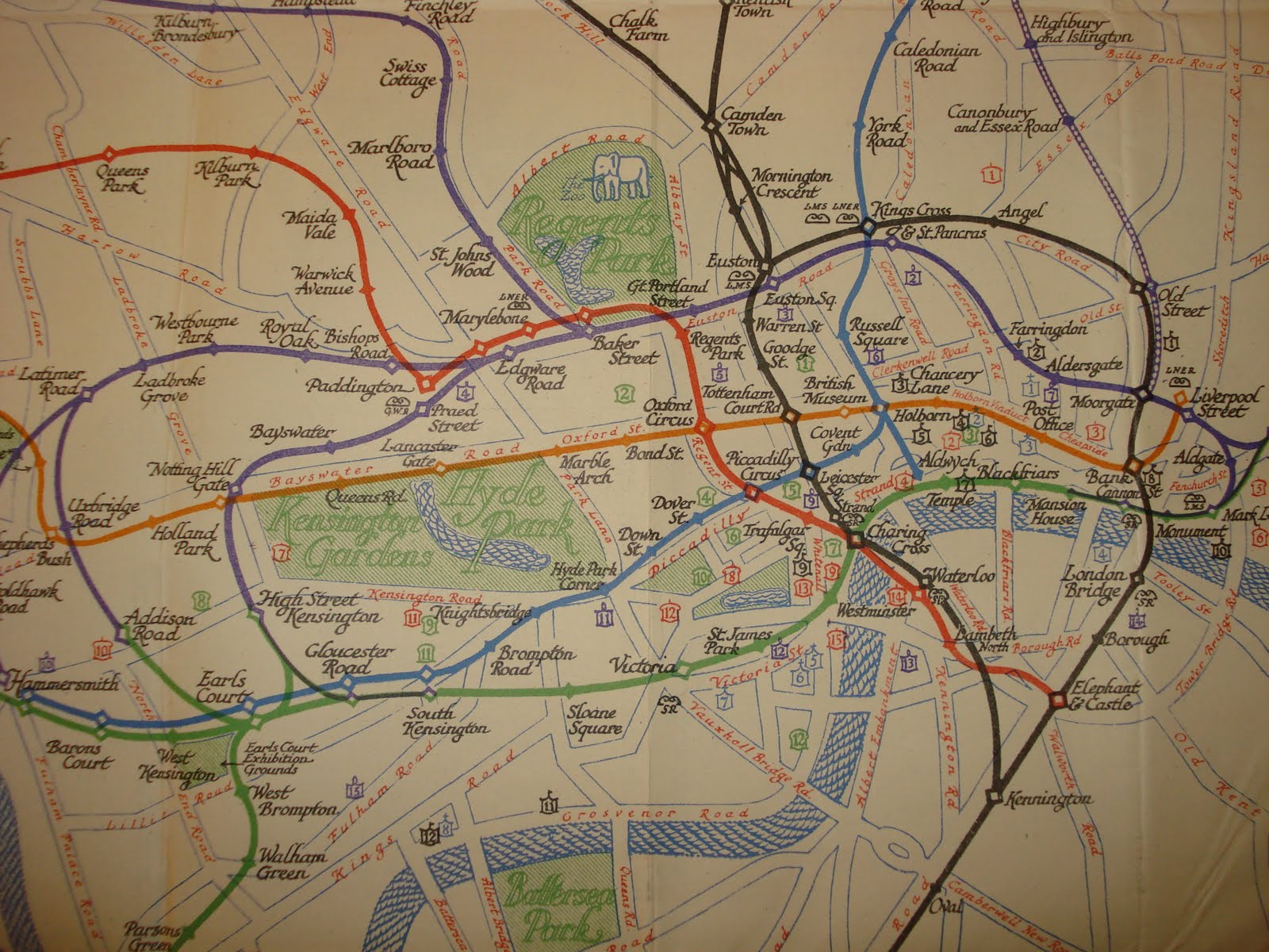Histoire et chronologie des plans du métro de Londres: 1928