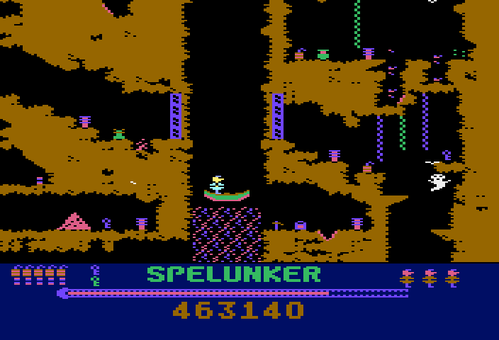VGJUNK: SPELUNKER (ATARI 800)