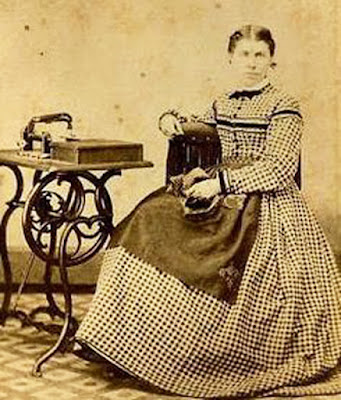 Civil War Quilts: Sewing Machines circa 1860