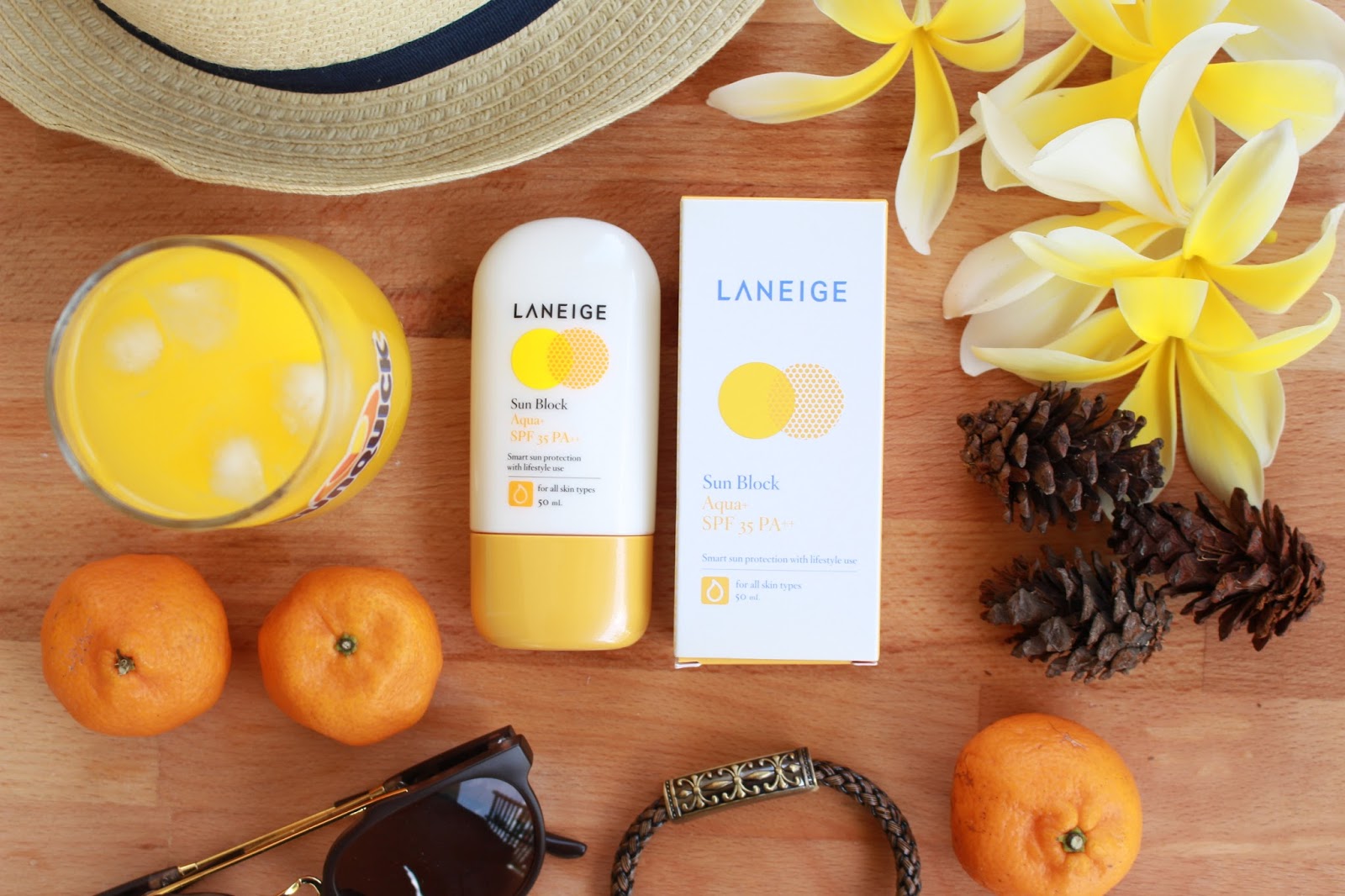 Laneige Sun Block Aqua+ SPF 35 PA++ Sunblock Review | FISHMEATDIE