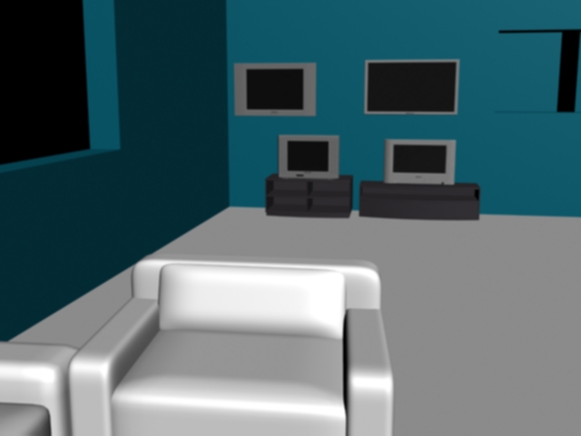 ILLCOMP 3D: MUESTRAS DE UNA SALA HECHA EN 3D