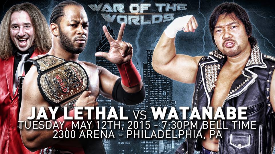 The Wrestling HUB: Reviews: ROH/NJPW War Of The Worlds 2015: Night 1 Review