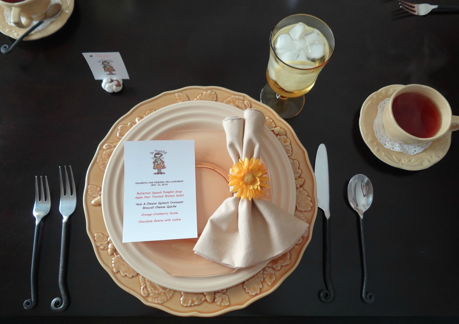 The Nest at Finch Rest: Thankful for Friends Tea Party