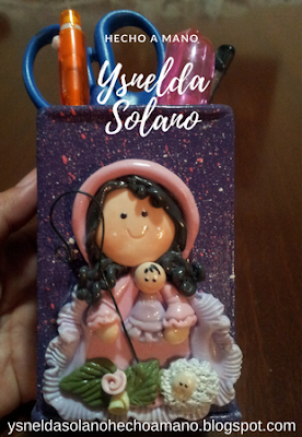 Portalápiz para el Reto Manitas - Ysnelda Solano Hecho a Mano