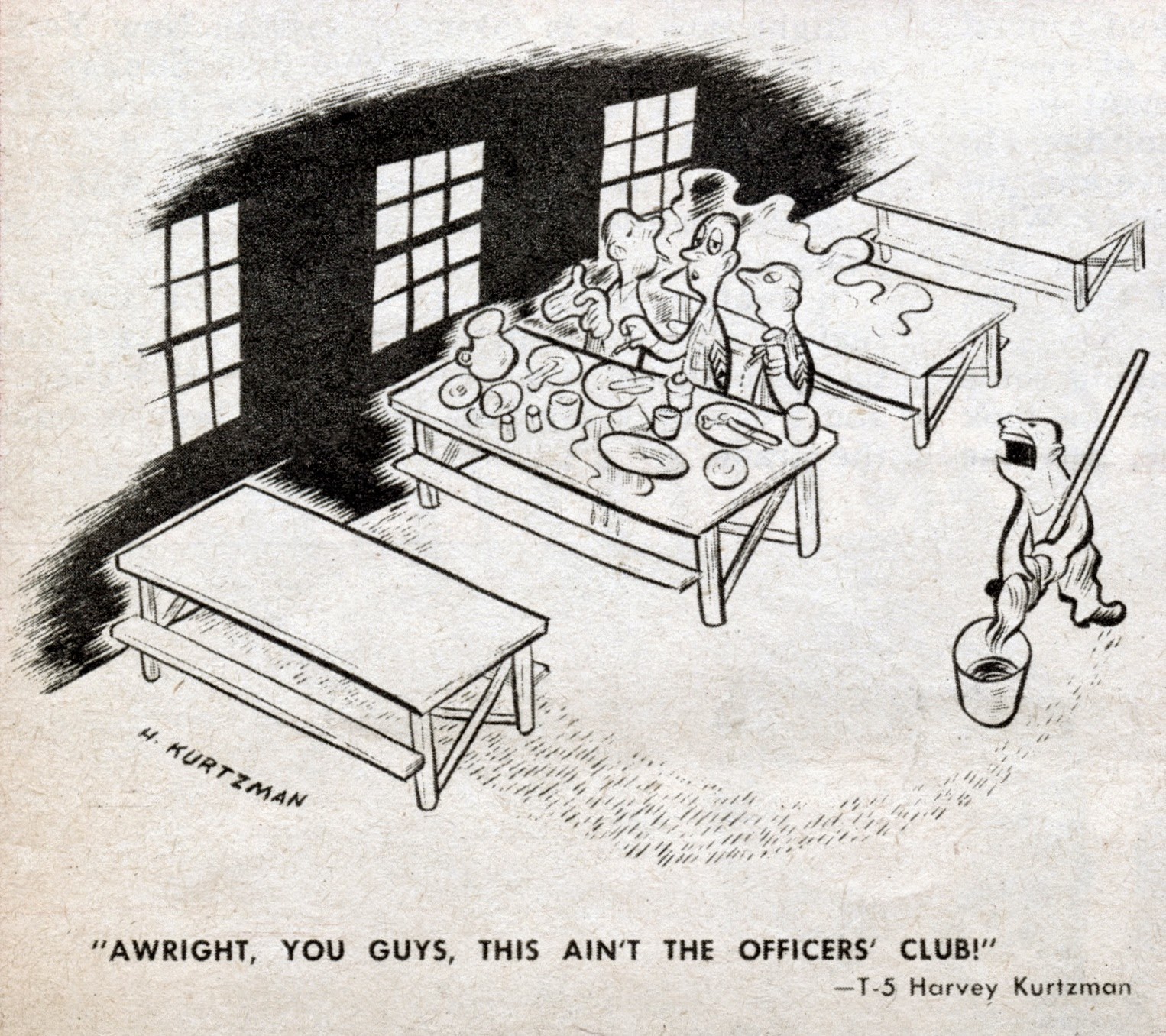 Tenth Letter of the Alphabet: Comics: Yank, The Army Weekly