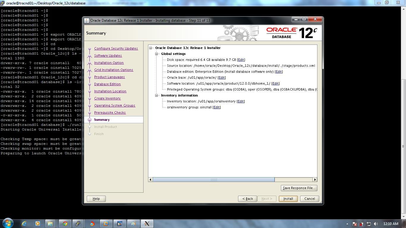 Tapas Karmakar Database Consultant.: Oracle Database 12c installation ...