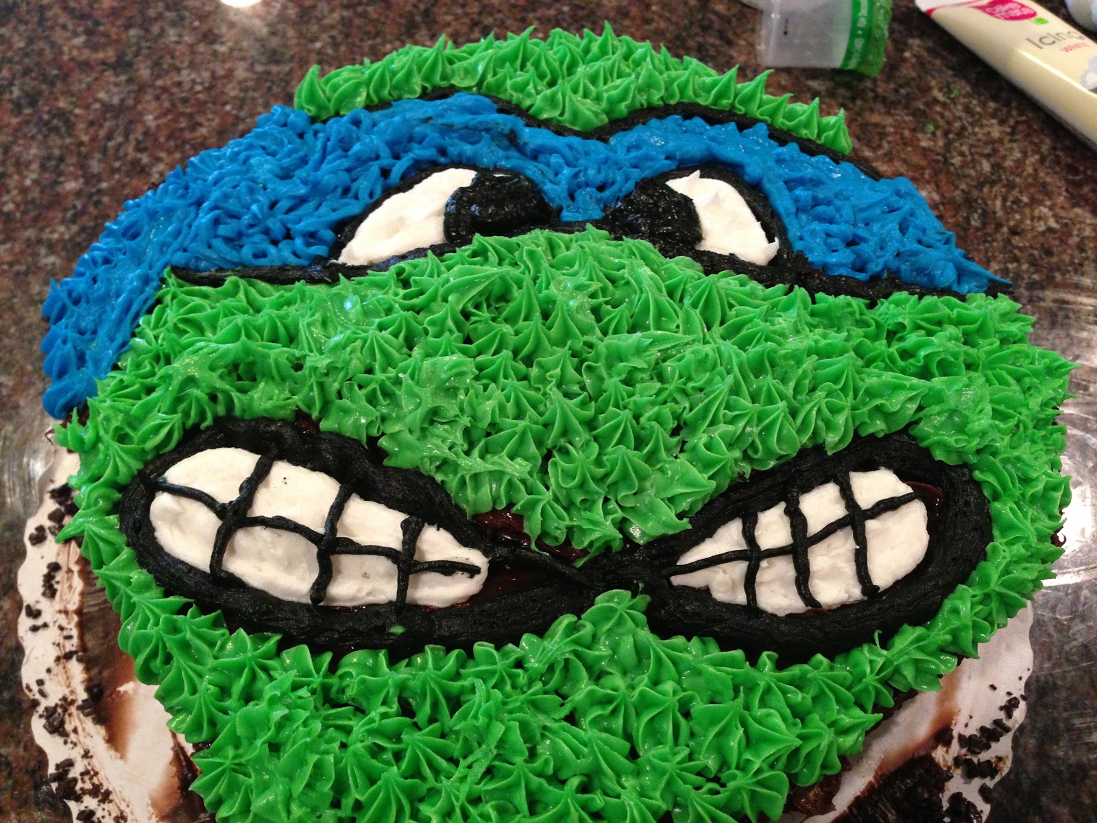 Ninja Turtle Pizza Box Cake