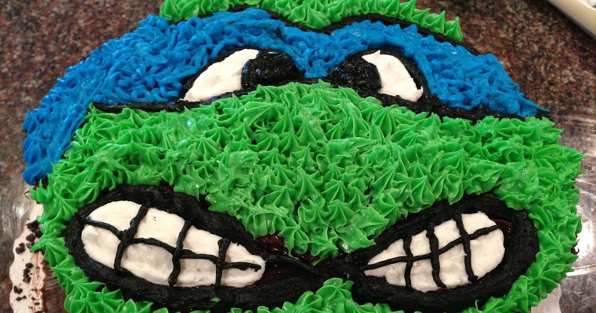 Ninja Turtle Sheet Cake