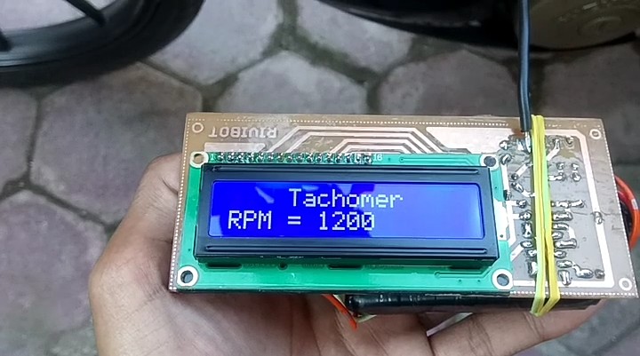 Tachometer LCD (Sepeda Motor) | RiviBot