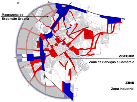 Plano diretor de Jaú - SP: Mapas - Plano Diretor (2006)