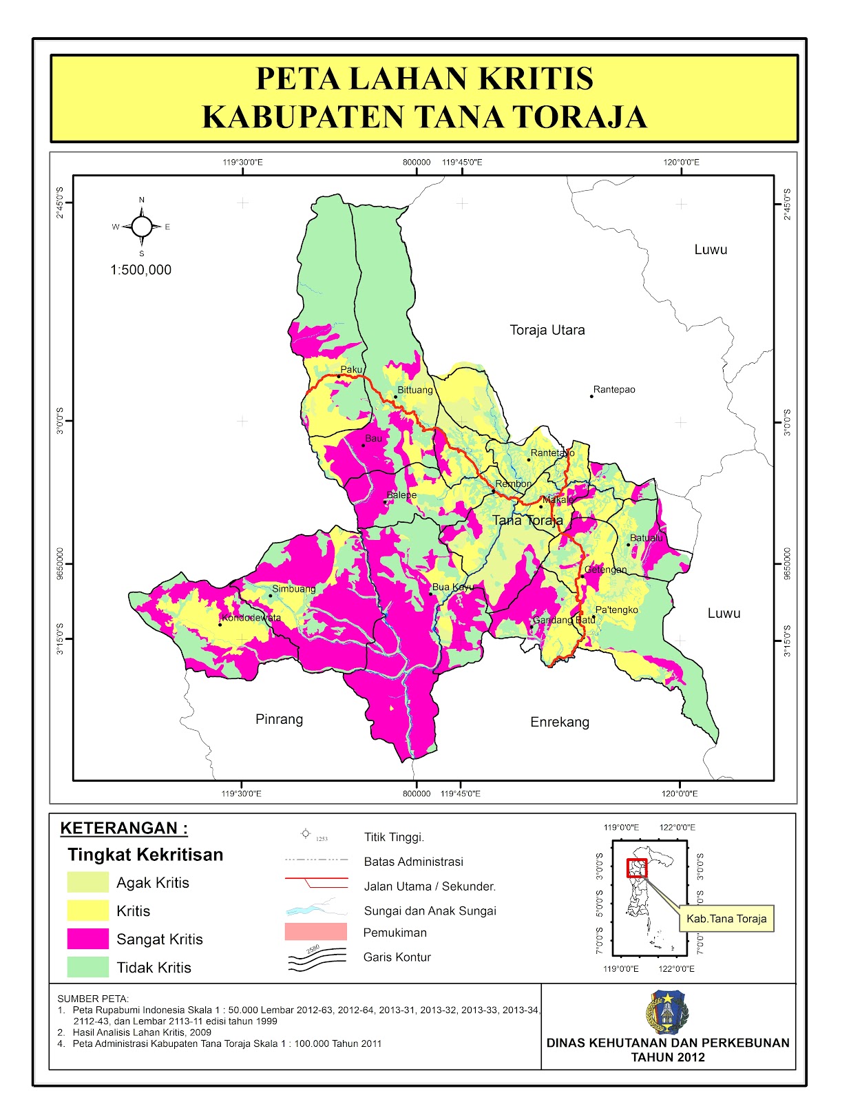 DINAS KEHUTANAN DAN PERKEBUNAN KABUPATEN TANA TORAJA