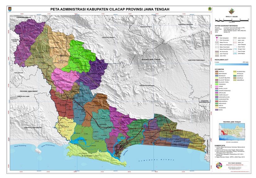 PETA KABUPATEN CILACAP