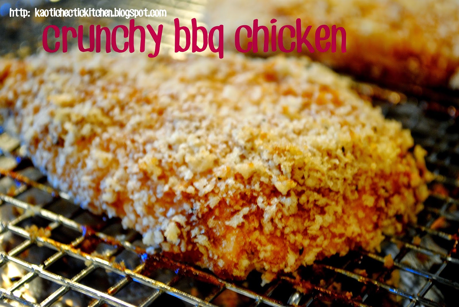 throwback thursday.. crunchy bbq chicken