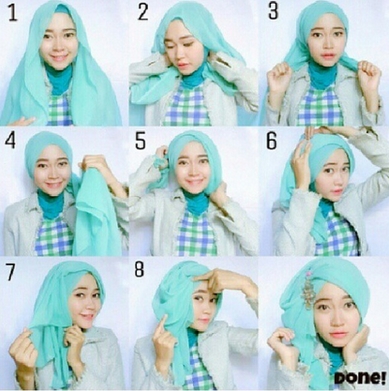 22 Model Hijab Terbaru Yang Menawan Cantik dan Modern - TUTORIAL STYLE ...