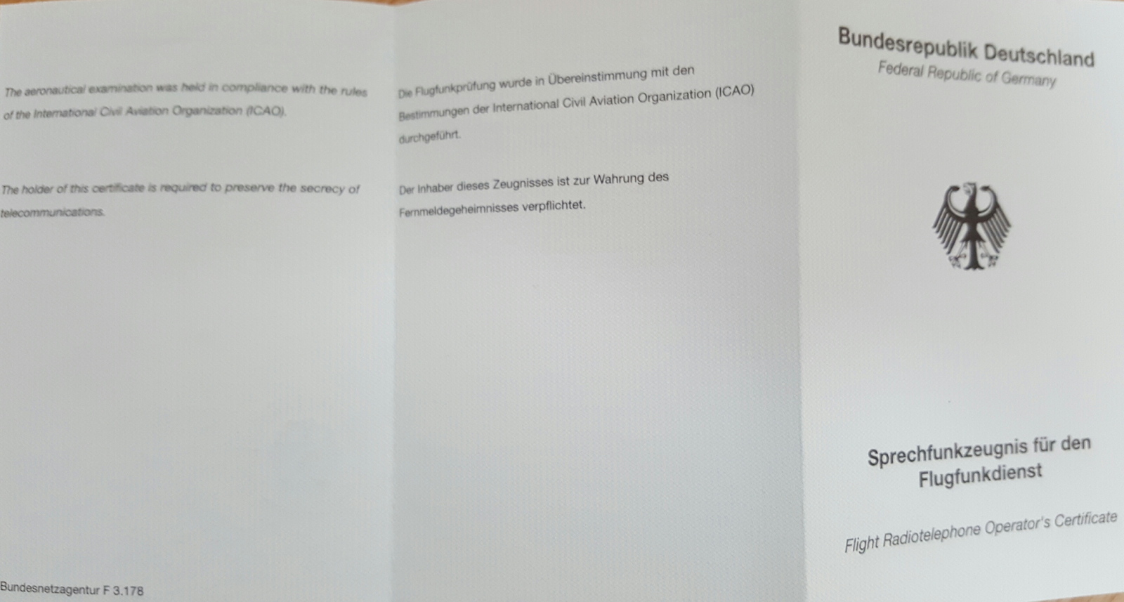 .: Das BZF - Sprechfunkzeugnis für den Flugfunkdienst