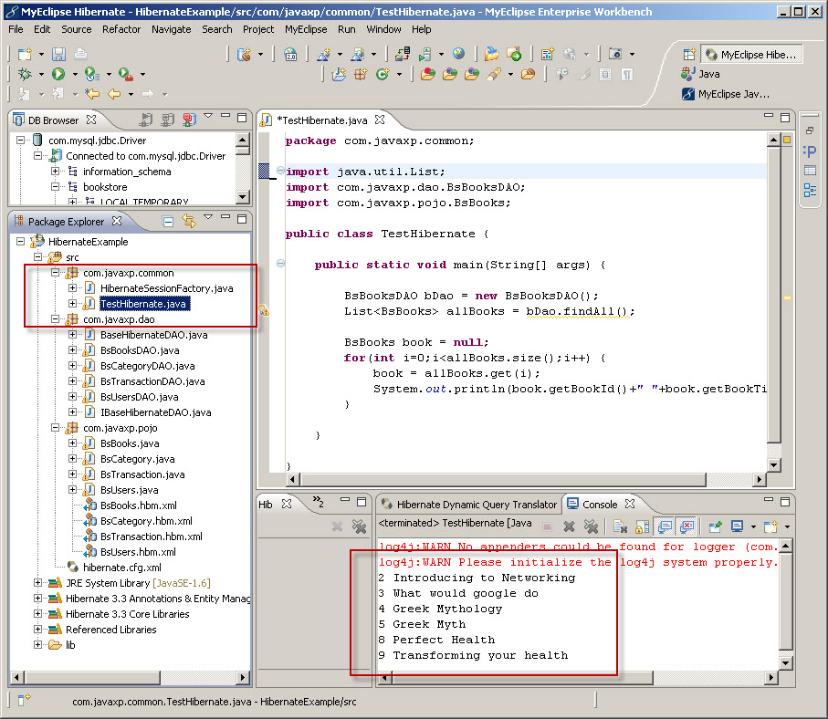 Java Experts Blog Java Examples Api Errors Exceptions Hibernate Reverse