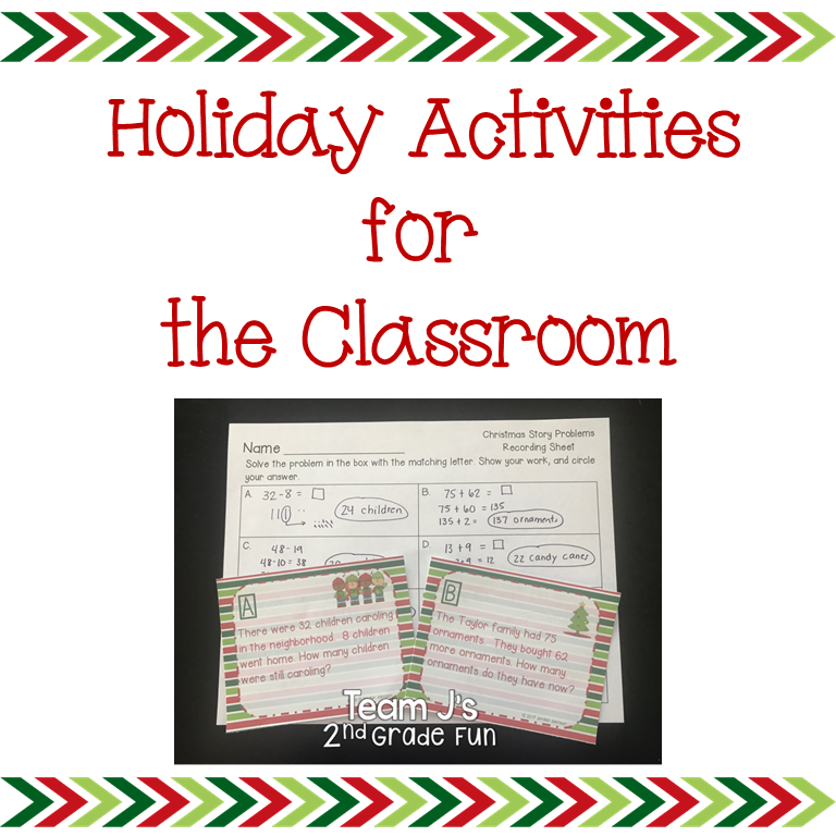 Team J s Second Grade Fun Holiday Activities For The Classroom team-j-s-second-grade-fun-holiday-activities-for-the-classroom