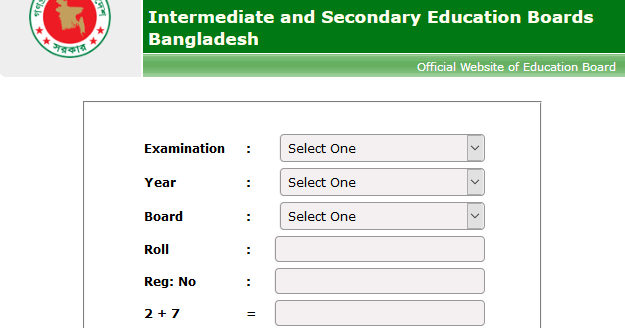 সকল পরীক্ষার রেজাল্ট - PSC, JSC, JDC, SSC, HSC Result - গণিতের সূত্র ...