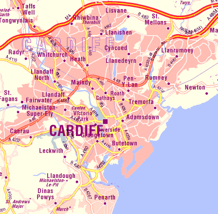 Raquel Ritz Viajes: Mapas de Cardiff-UK