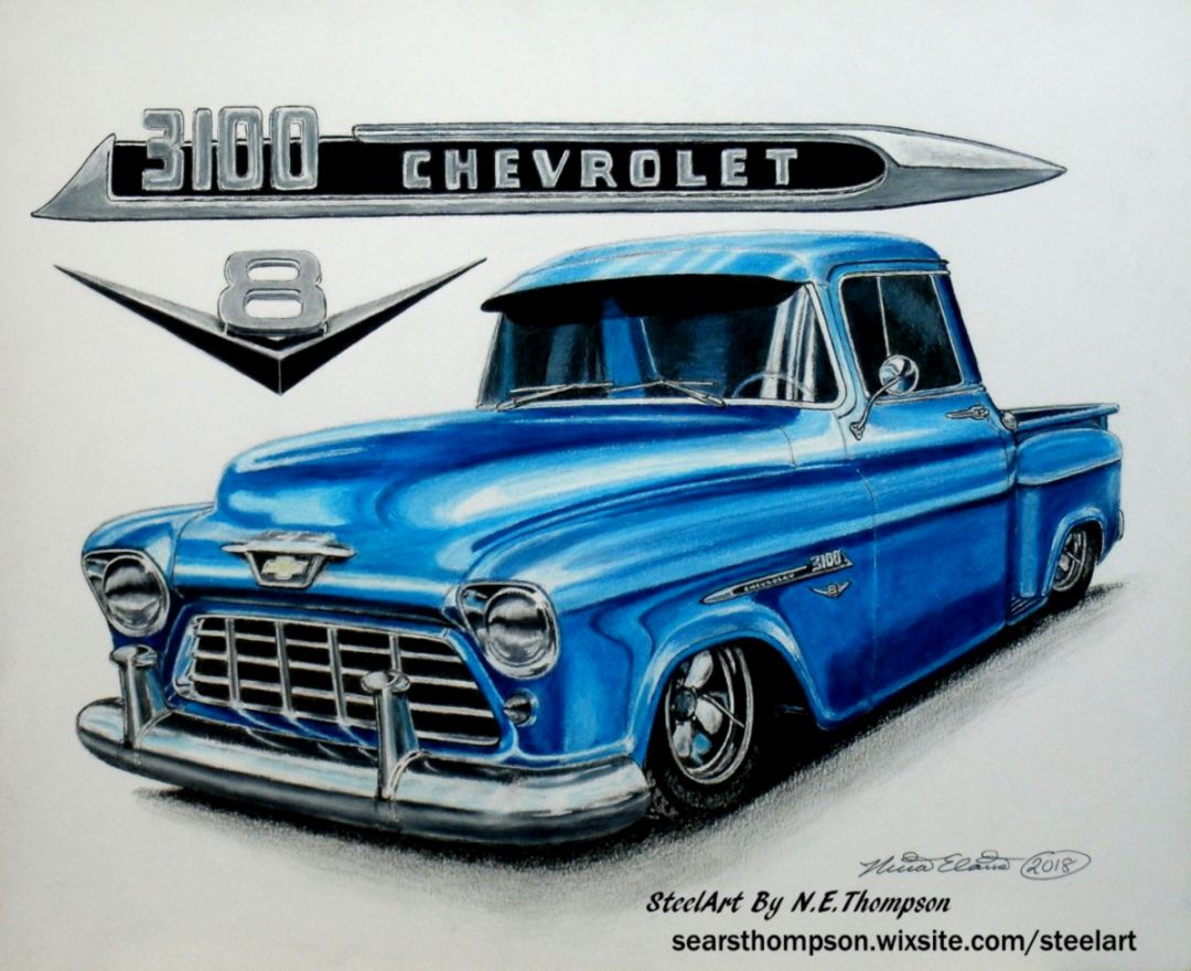 Cool Chevy Truck Drawings | Joss Wallpapers