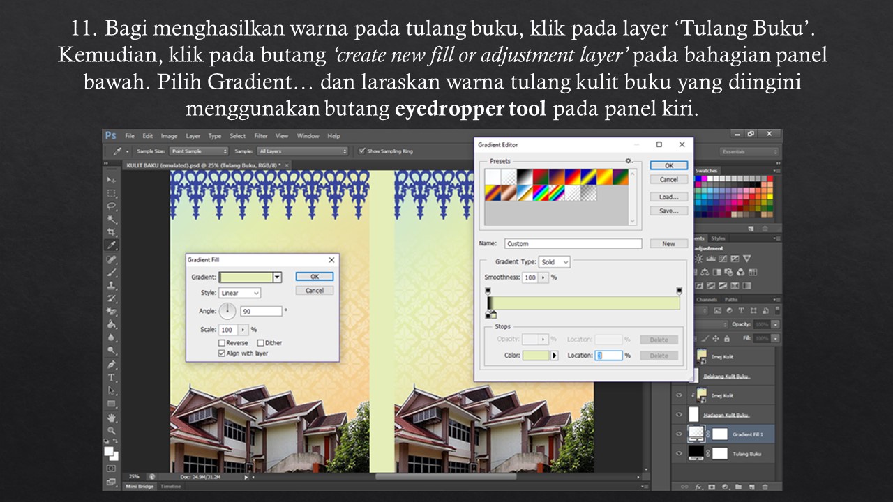 LANGKAH MUDAH MENGHASILKAN KULIT BUKU | TUTORIAL BUAT 'COVER BOOK ...