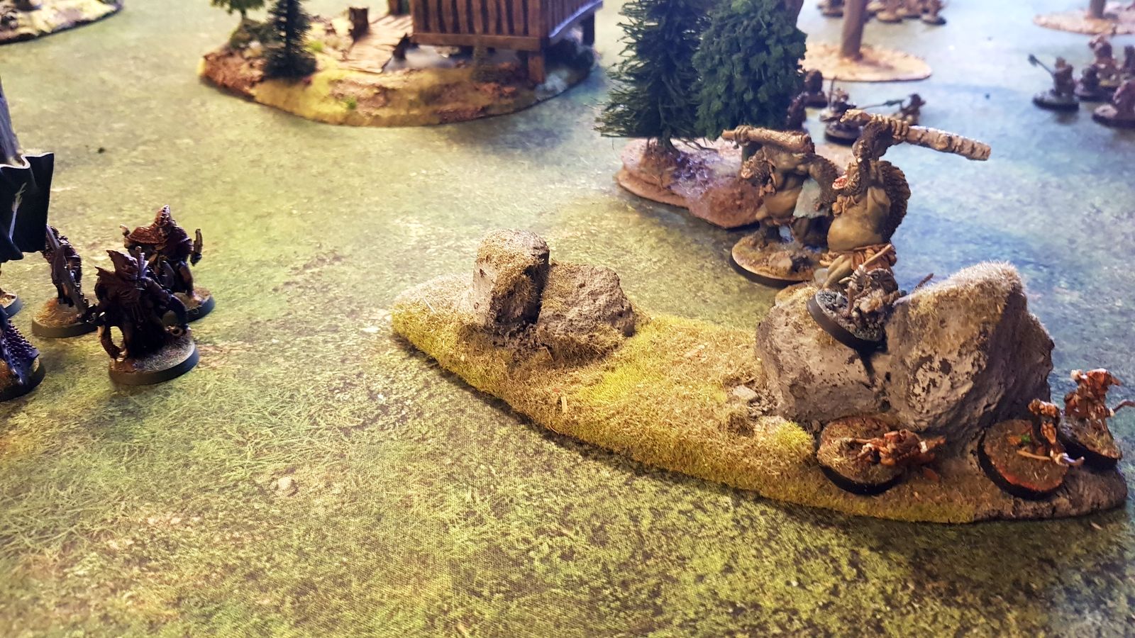 Kampfgruppe Engel: Mörkeralver, troll och illvättingar - Dragon Rampant AAR