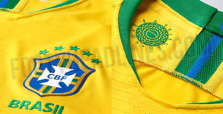 Brazil 2018 World Cup Home Kit Leaked - Footy Headlines