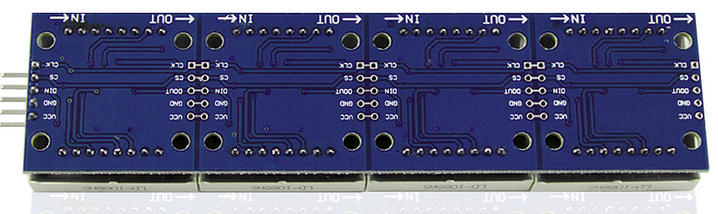 Demo 5: How to use Arduino ESP32 to display information on SPI LED matrix