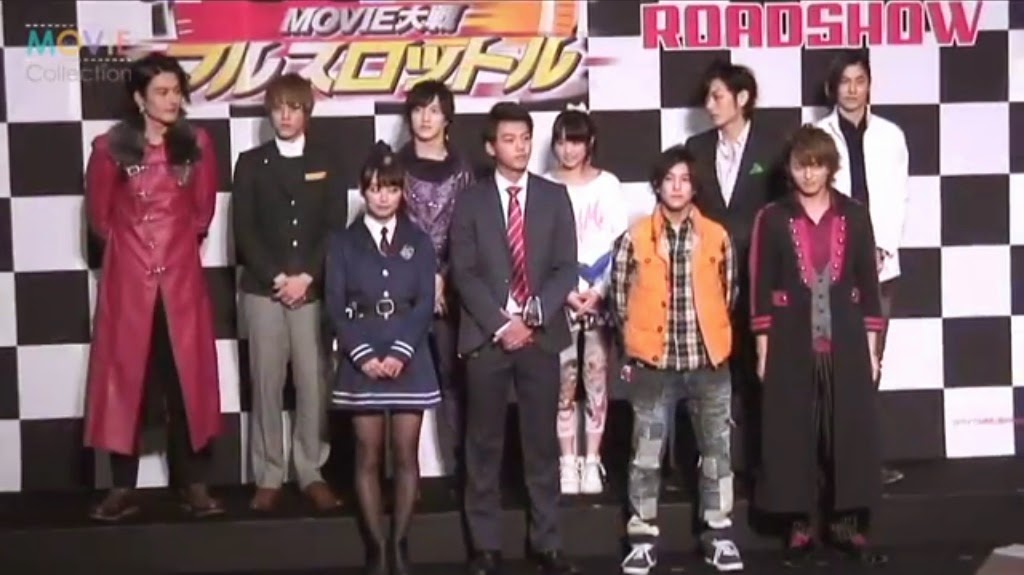 Kamen Rider X Kamen Rider Drive & Gaim Movie Wars 2015 Movie Premiere ...
