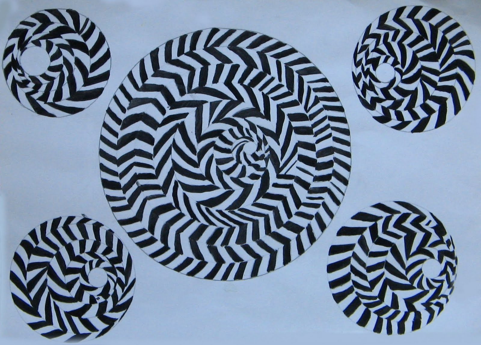 PAGINI PENTRU CULOARE: Compozitia decorativa