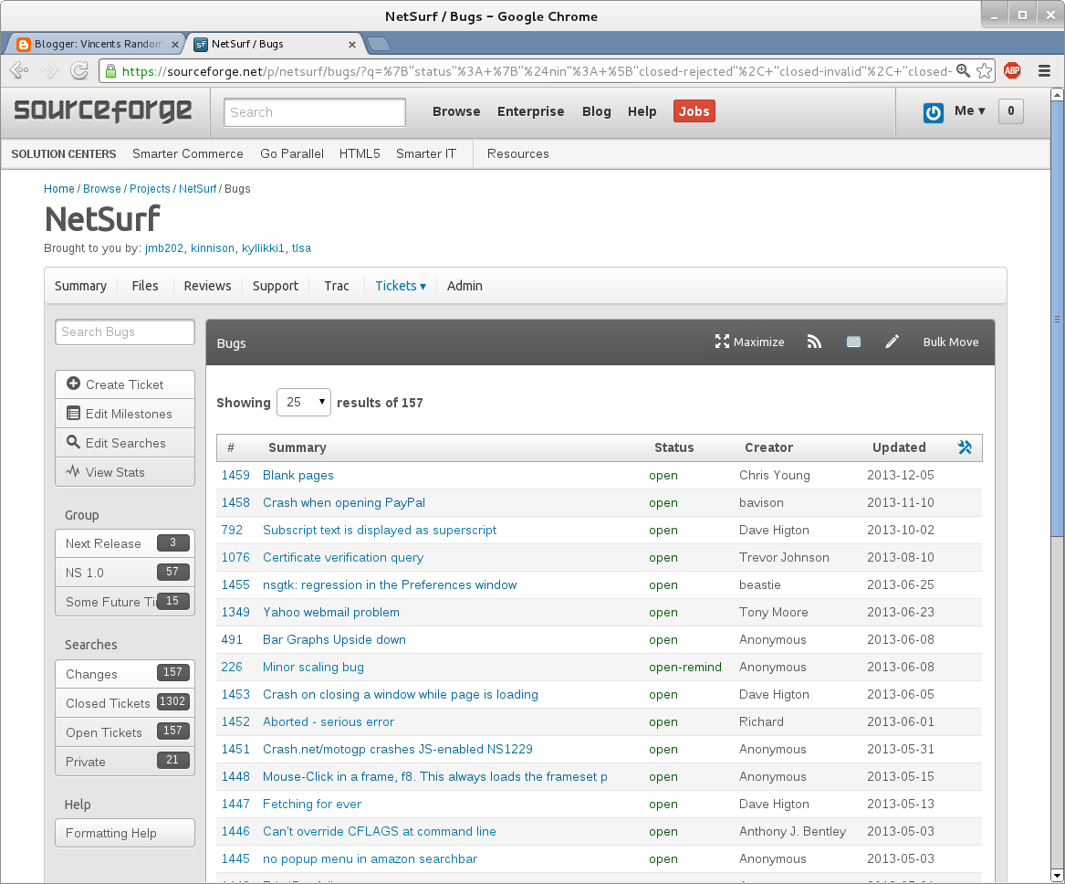 Search Results: "Vincent Sanders"