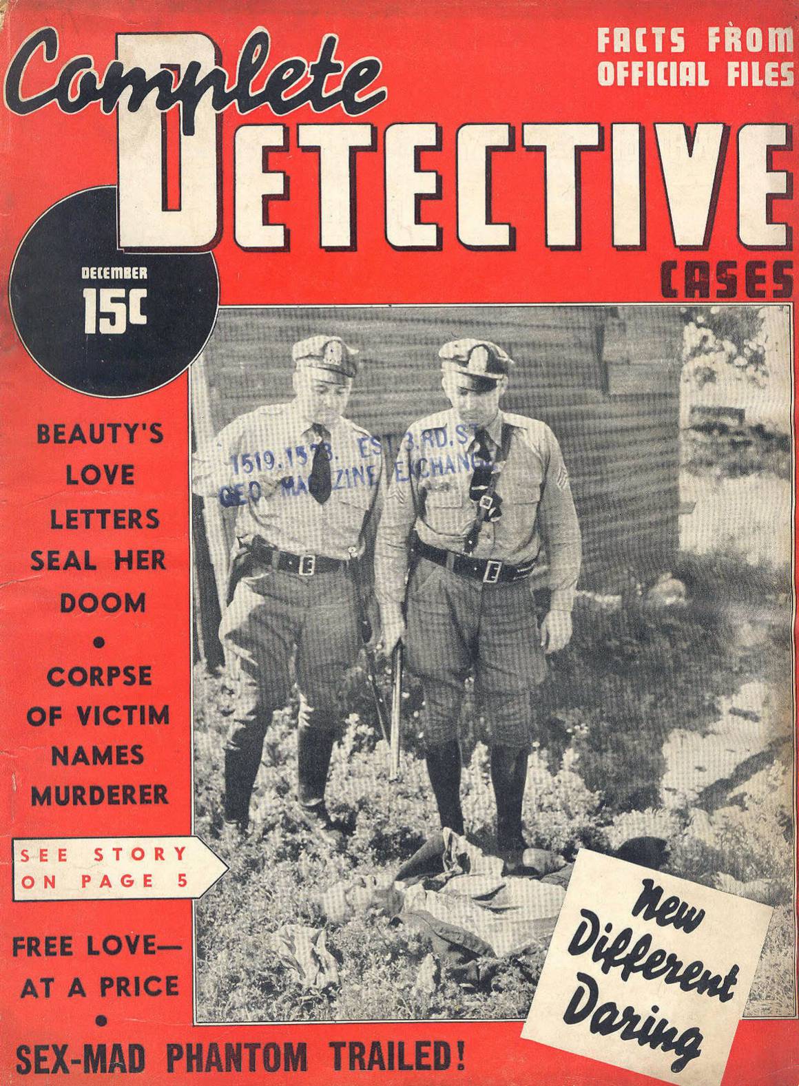 deep space daguerreotype: Complete, Secret & Keyhole Detective, 1940s.