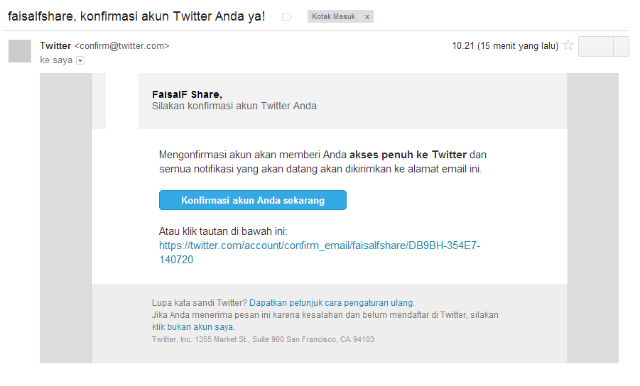 Cara Membuat Akun Twitter Baru - internet tutorial