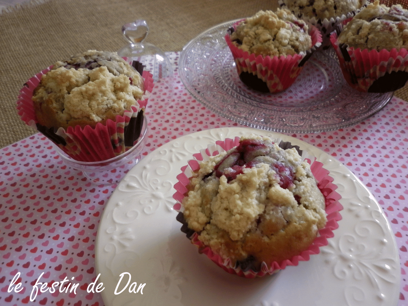 Le Festin de Dan: Muffins aux Fruits Rouges & Streusel