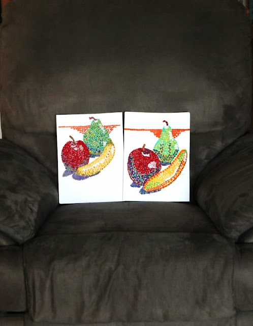 Every Bed of Roses: Pointillism Fruit {Virtual Fridge}
