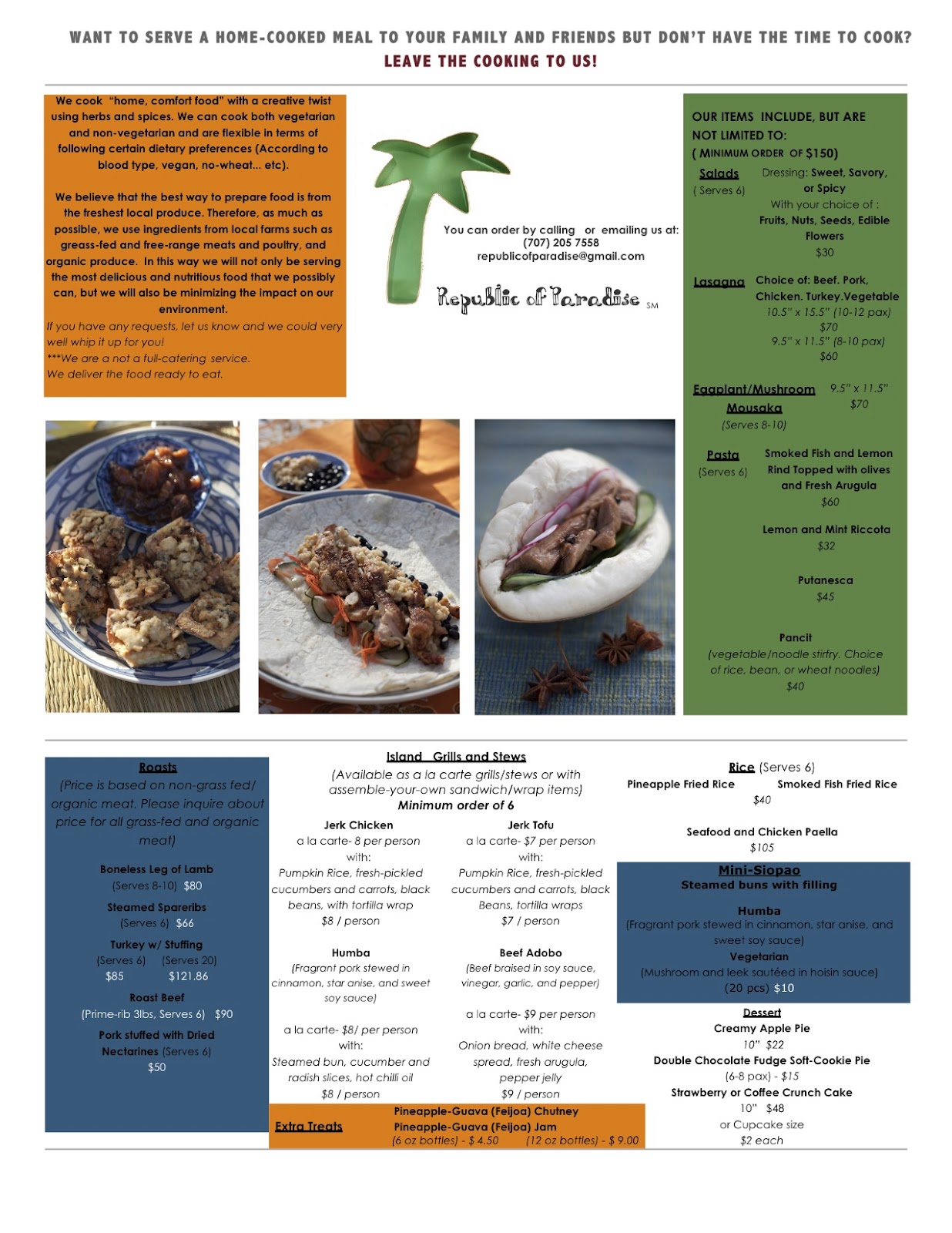 Republic of Paradise- Island Fare