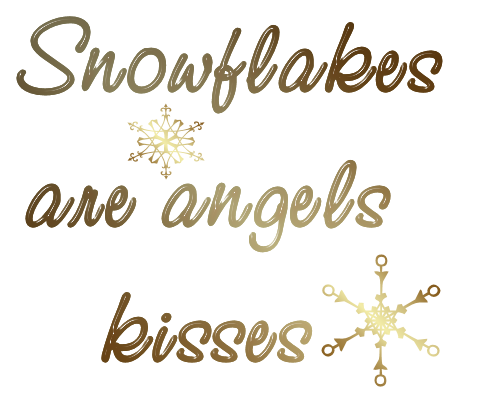 Graphic Groupies: Snowflake Word Art