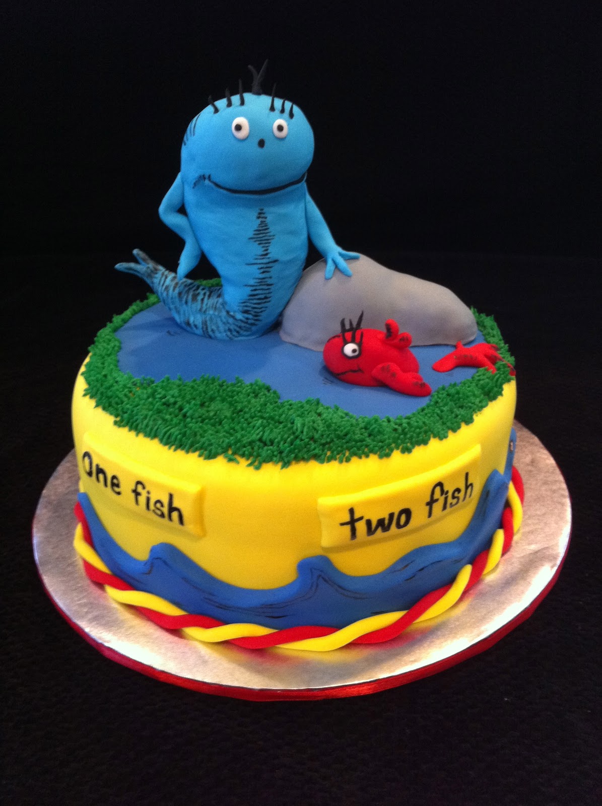 Taryne's Tasty Treats: One Fish, Two Fish, Red Fish, Blue Fish Cake