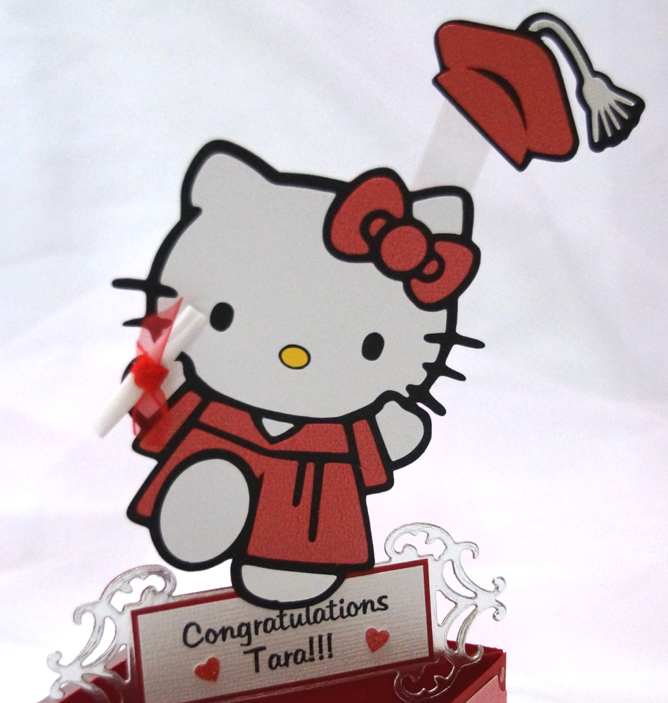 A Star For Chiemi: Sliding Box Graduation Card